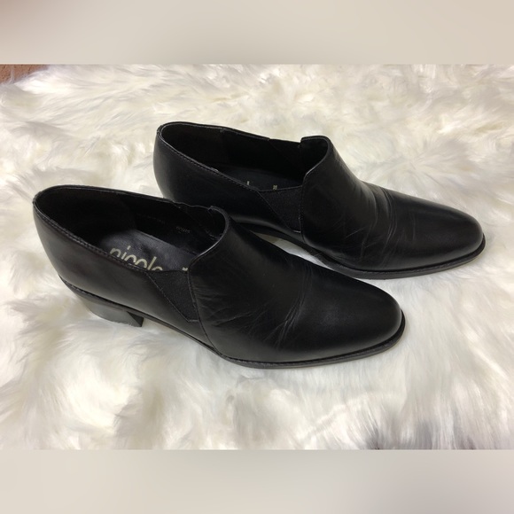 Nicole | Shoes | Nicole Shoes Martini Black Leather | Poshmark